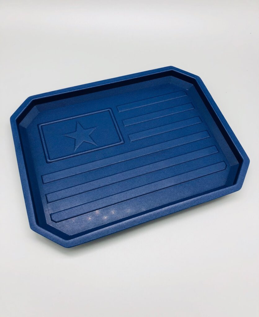 EDC Dump Tray – Trident Flag | Kydex Tray for Everyday Carry